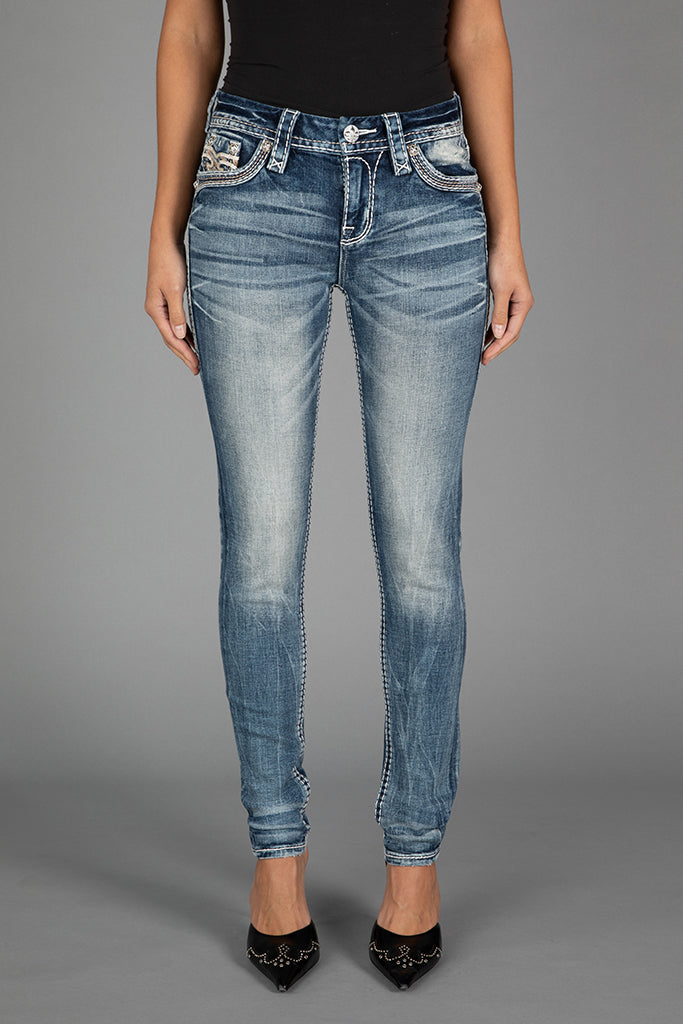 Colleen Skinny Jean | Medium Wash | Rock Revival