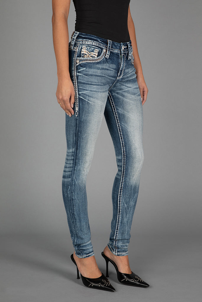 Colleen Skinny Jean | Medium Wash | Rock Revival