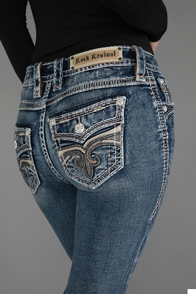 Endive Bootcut Jeans | Medium Wash | Rock Revival