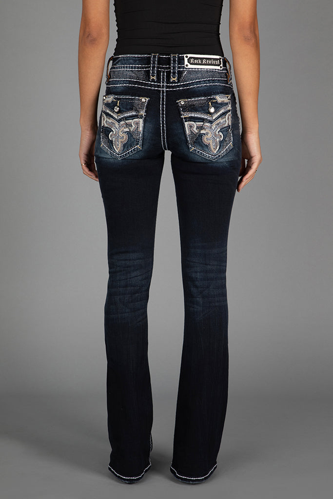 Jayleen Bootcut Jeans | Dark Wash | Rock Revival