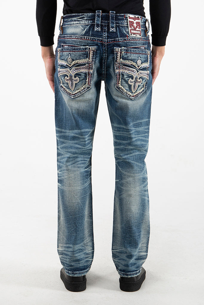 Calix Straight Jeans | Dark Wash | Rock Revival