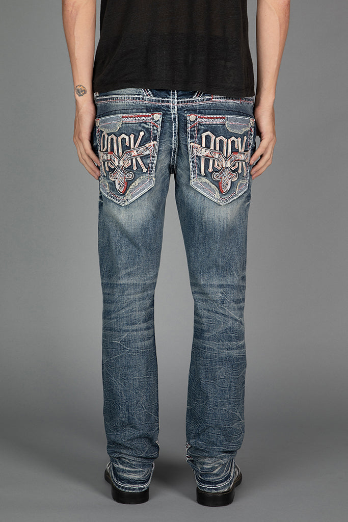 Kenley Straight Jeans | Medium Wash | Rock Revival