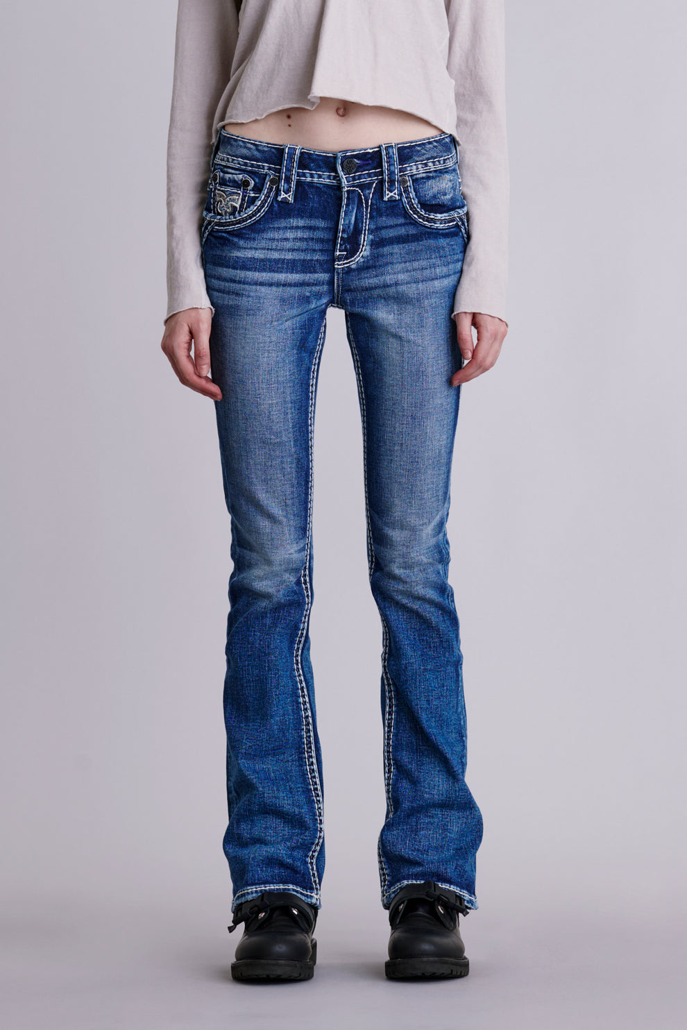 Haley Bootcut Jeans | Medium Wash | Rock Revival