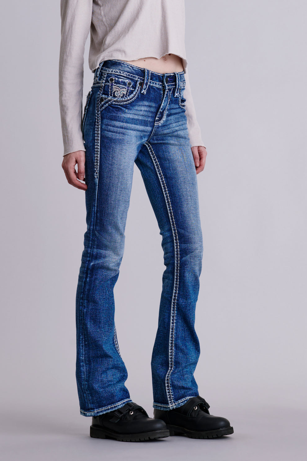 Haley Bootcut Jeans | Medium Wash | Rock Revival