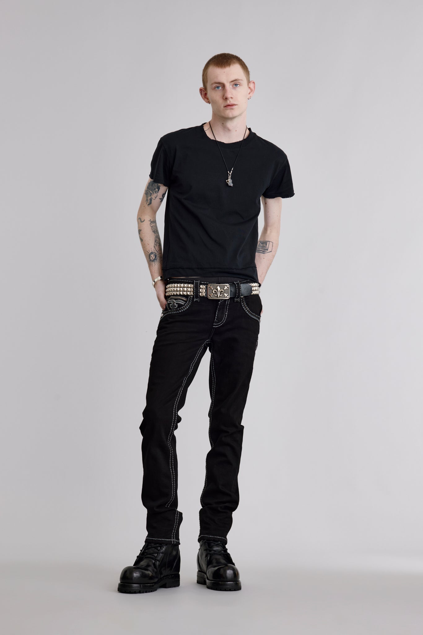 Ermias Straight Jeans |Black |Rock Revival®