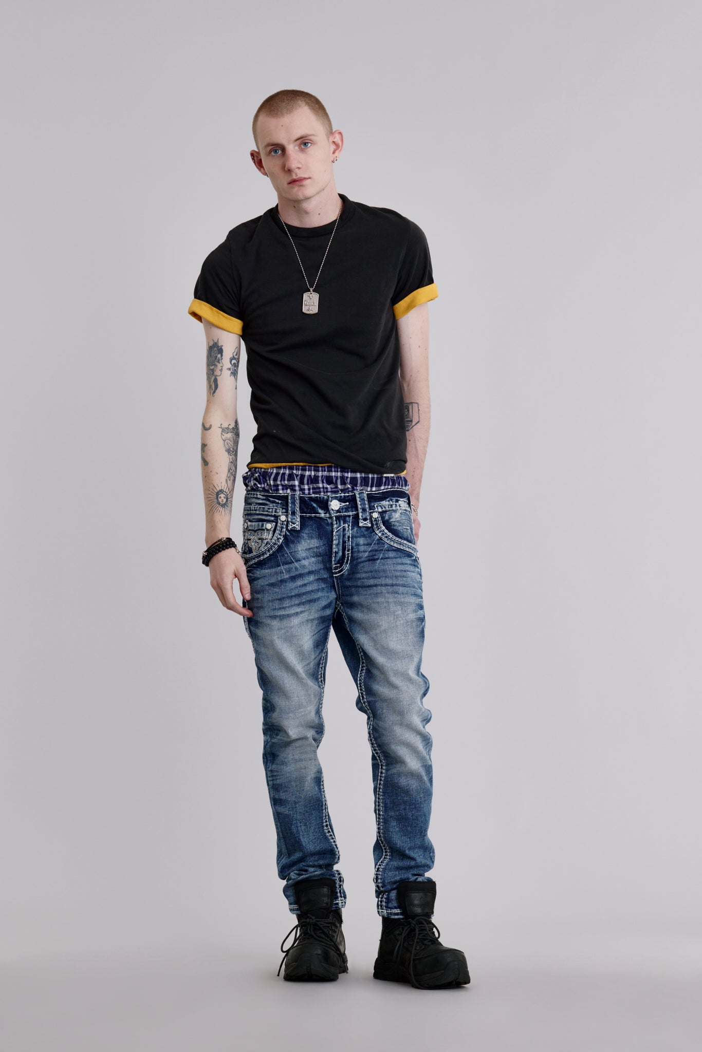Landon Alt Straight Jeans | Medium Wash | Rock Revival
